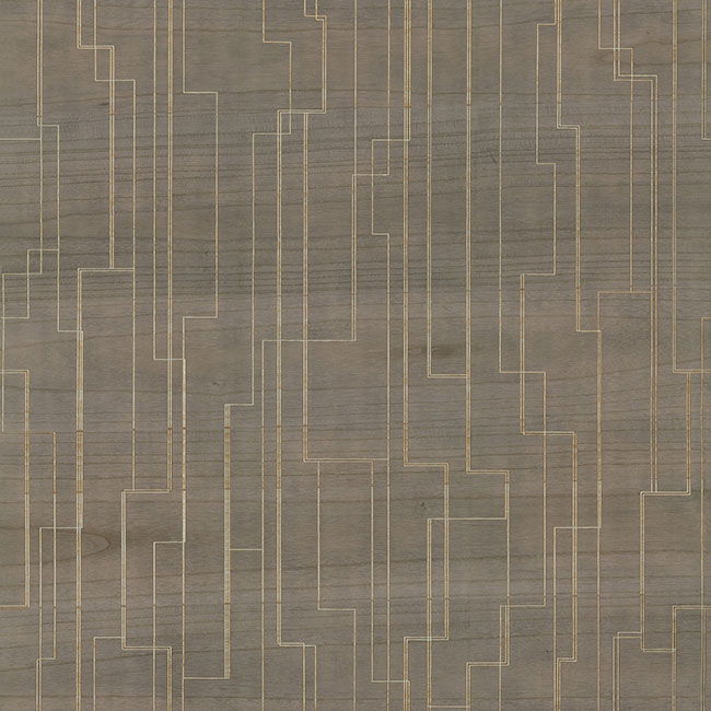 Inlay Line Mink Wallpaper by York Wall | Decorilla