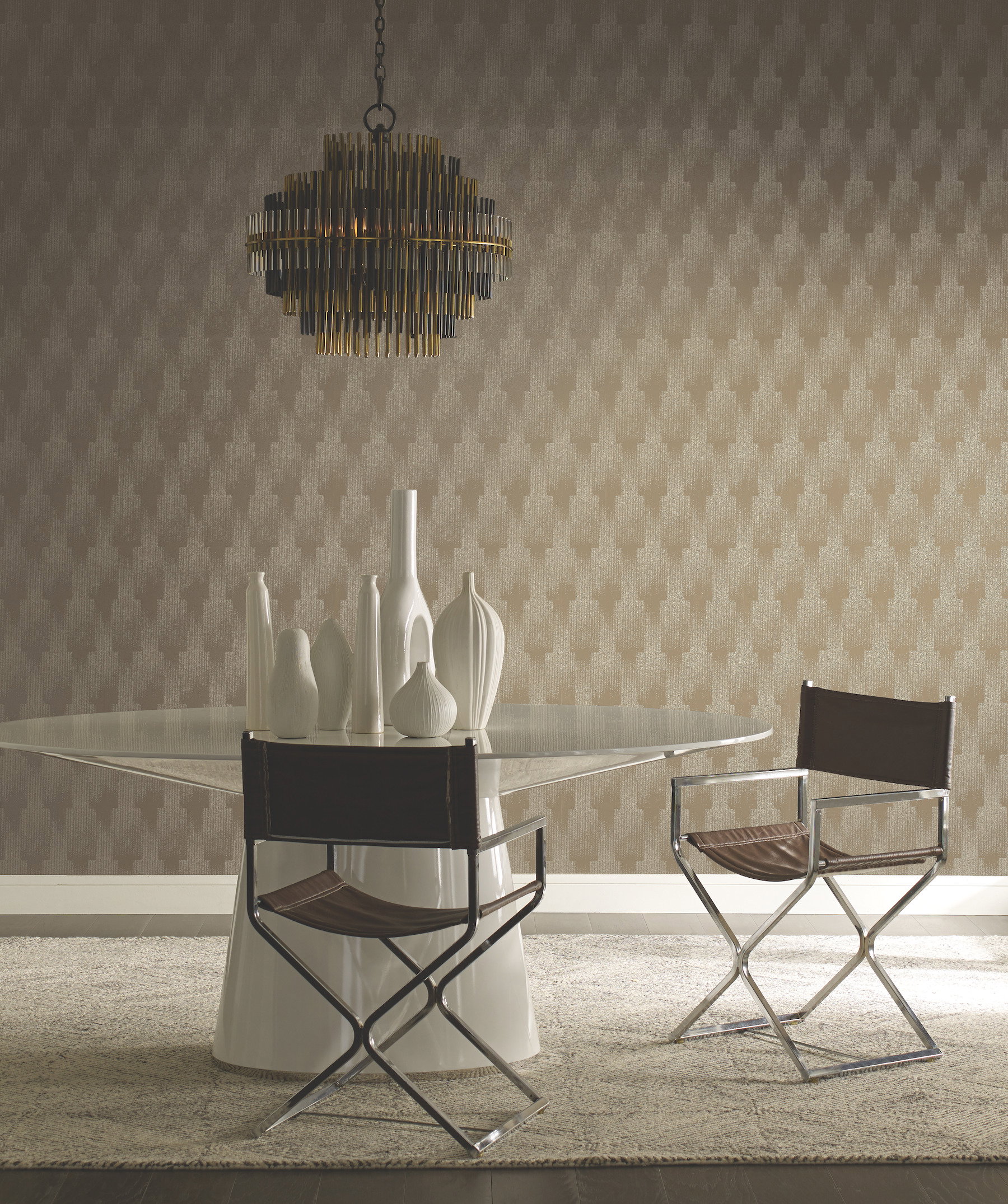 Flapper Metallic Wallpaper by York Wall | Decorilla