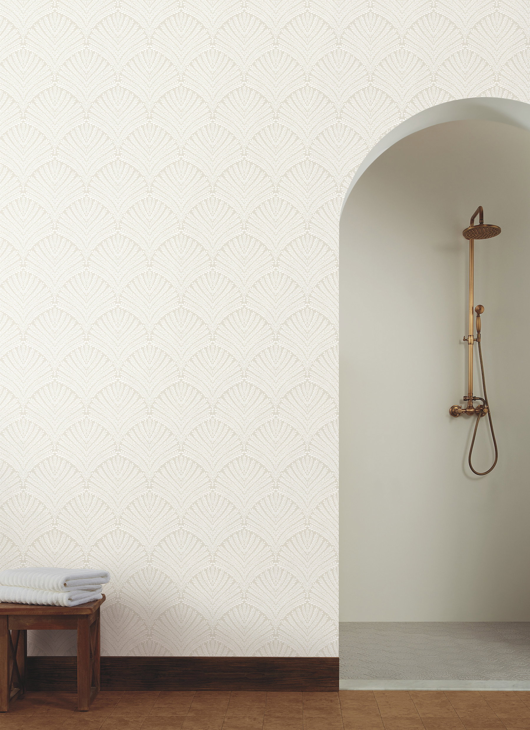 Beachcomber Off White Wallpaper by York Wall | Decorilla