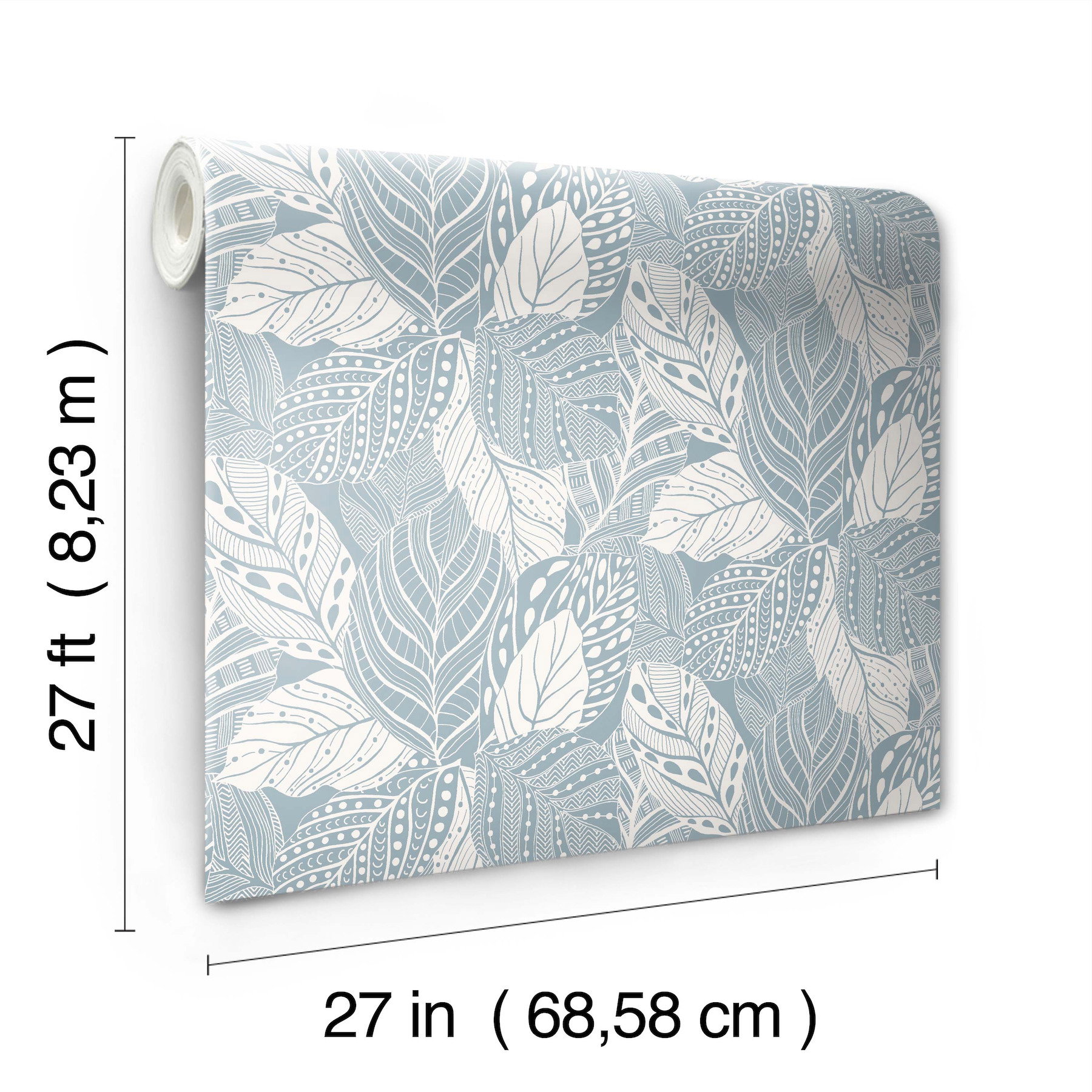 Vinca Blue Wallpaper by York Wall | Decorilla