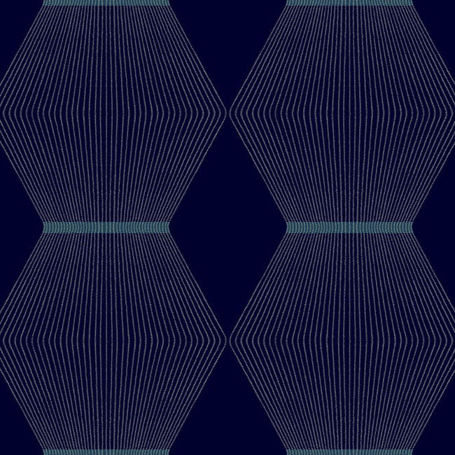 Diamond Legacy Navy Wallpaper by York Wall | Decorilla