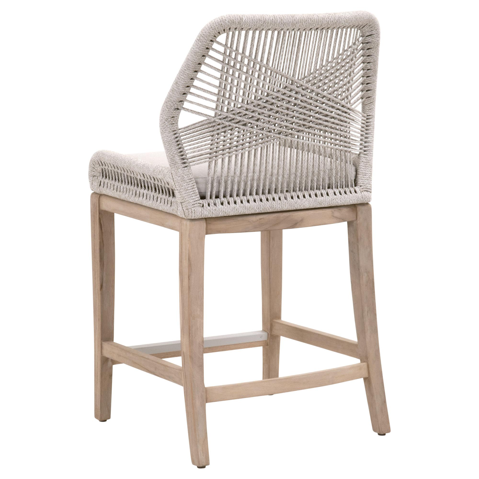 Loom Outdoor Counter Stool by Essentials for Living | Decorilla