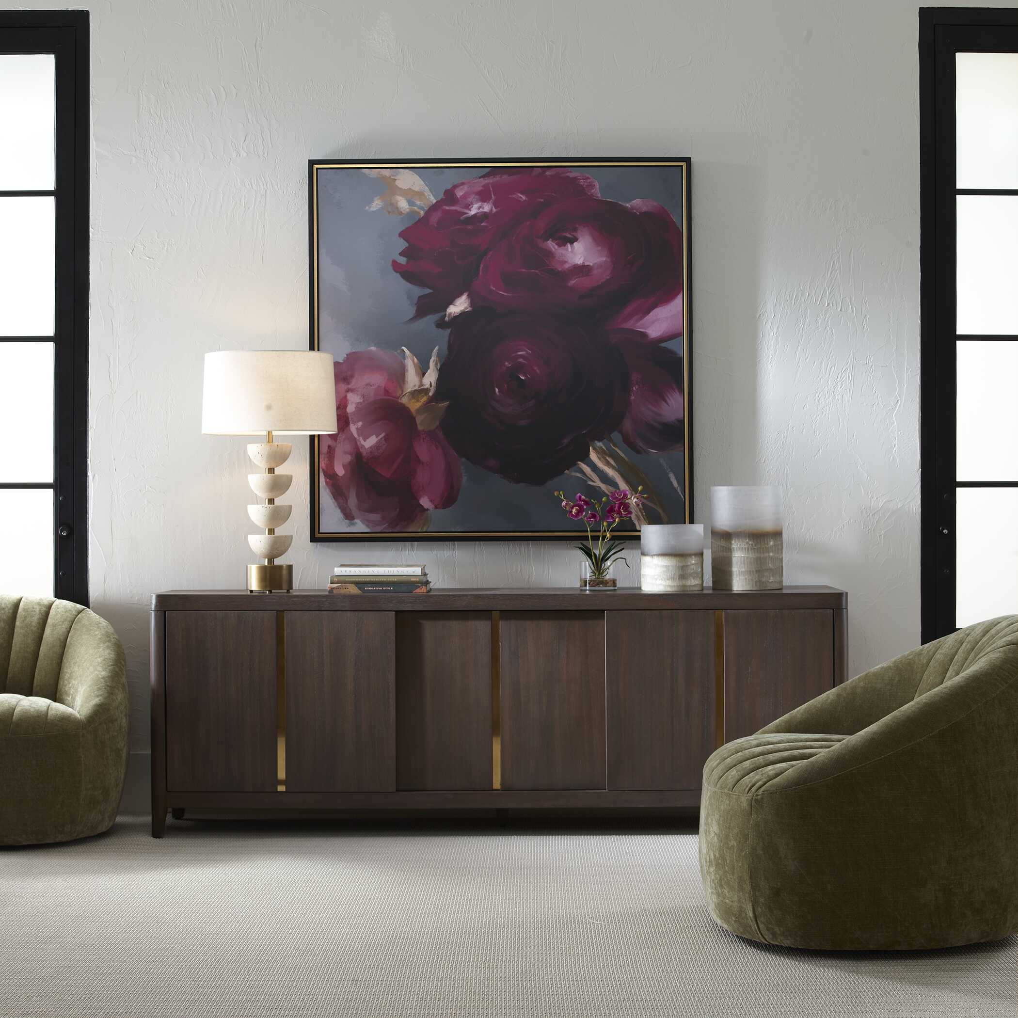 Botero Walnut Console Cabinet by Uttermost Collection | Decorilla