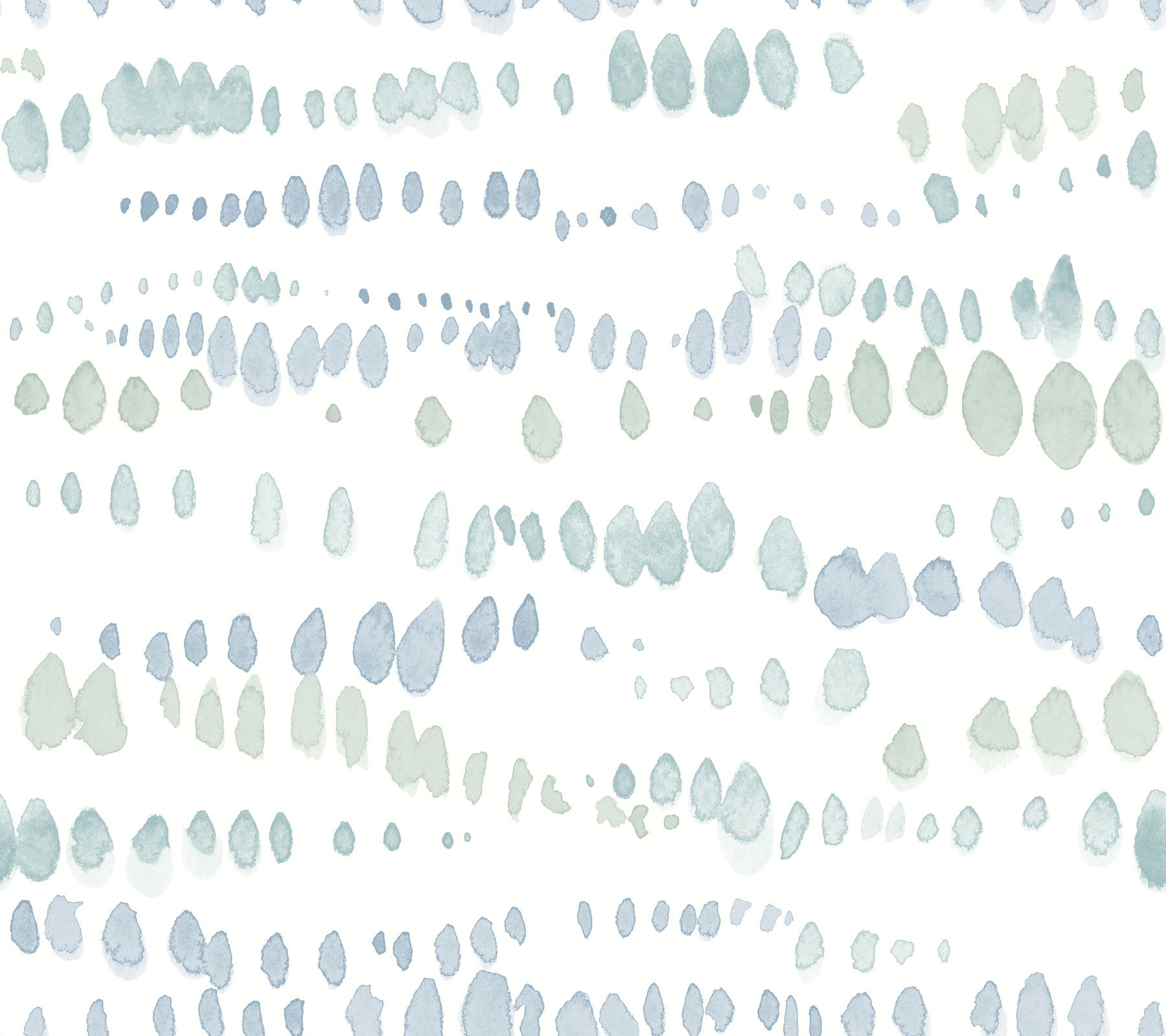 Dewdrops Blue Wallpaper by York Wall | Decorilla