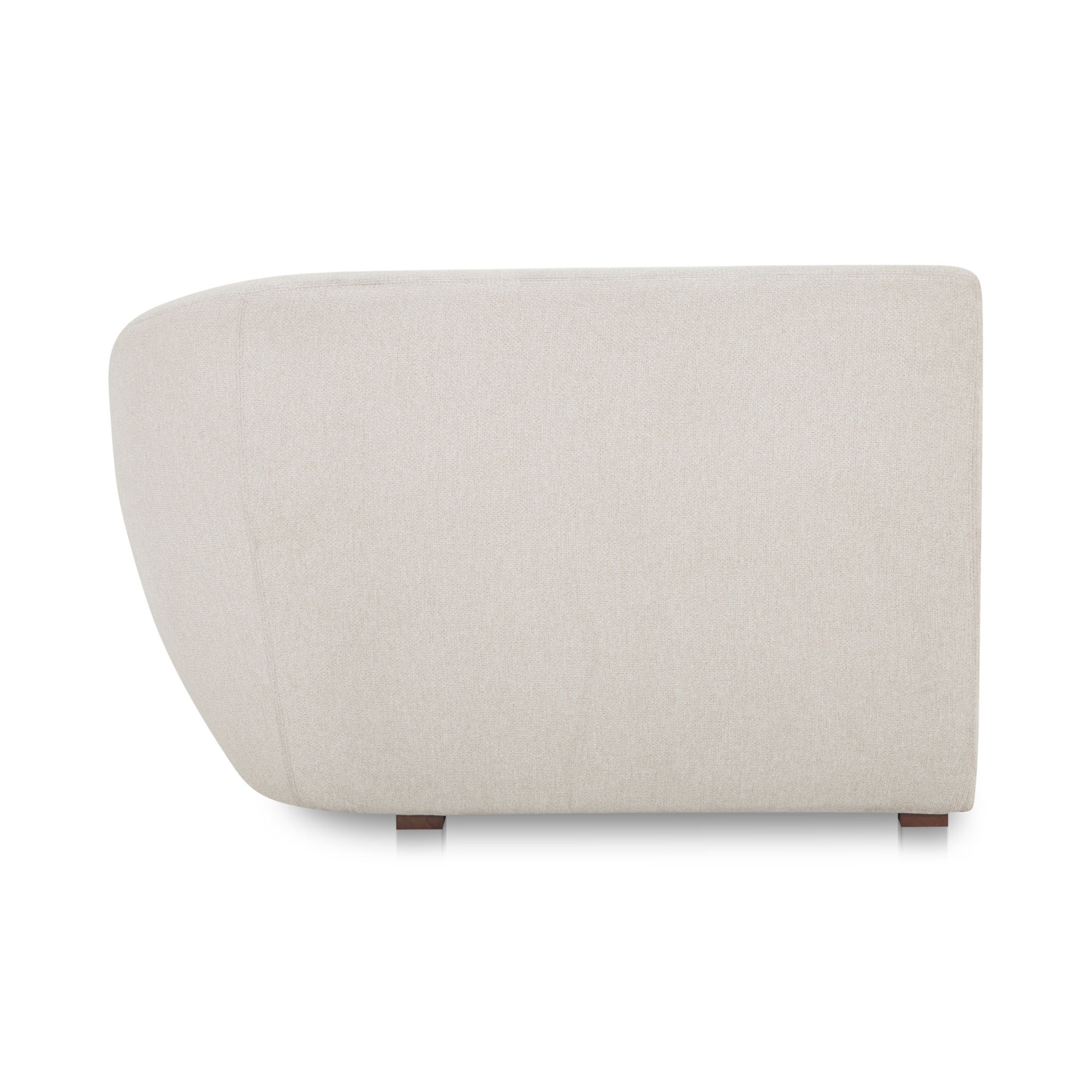 Amelia Right Arm Facing Chair Warm White by Moe's Home Collection ...