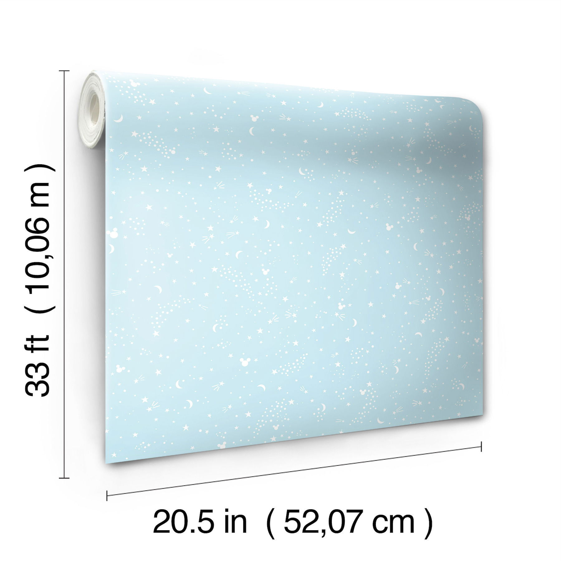 Disney Mickey Mouse Star Teal Wallpaper by York Wall | Decorilla